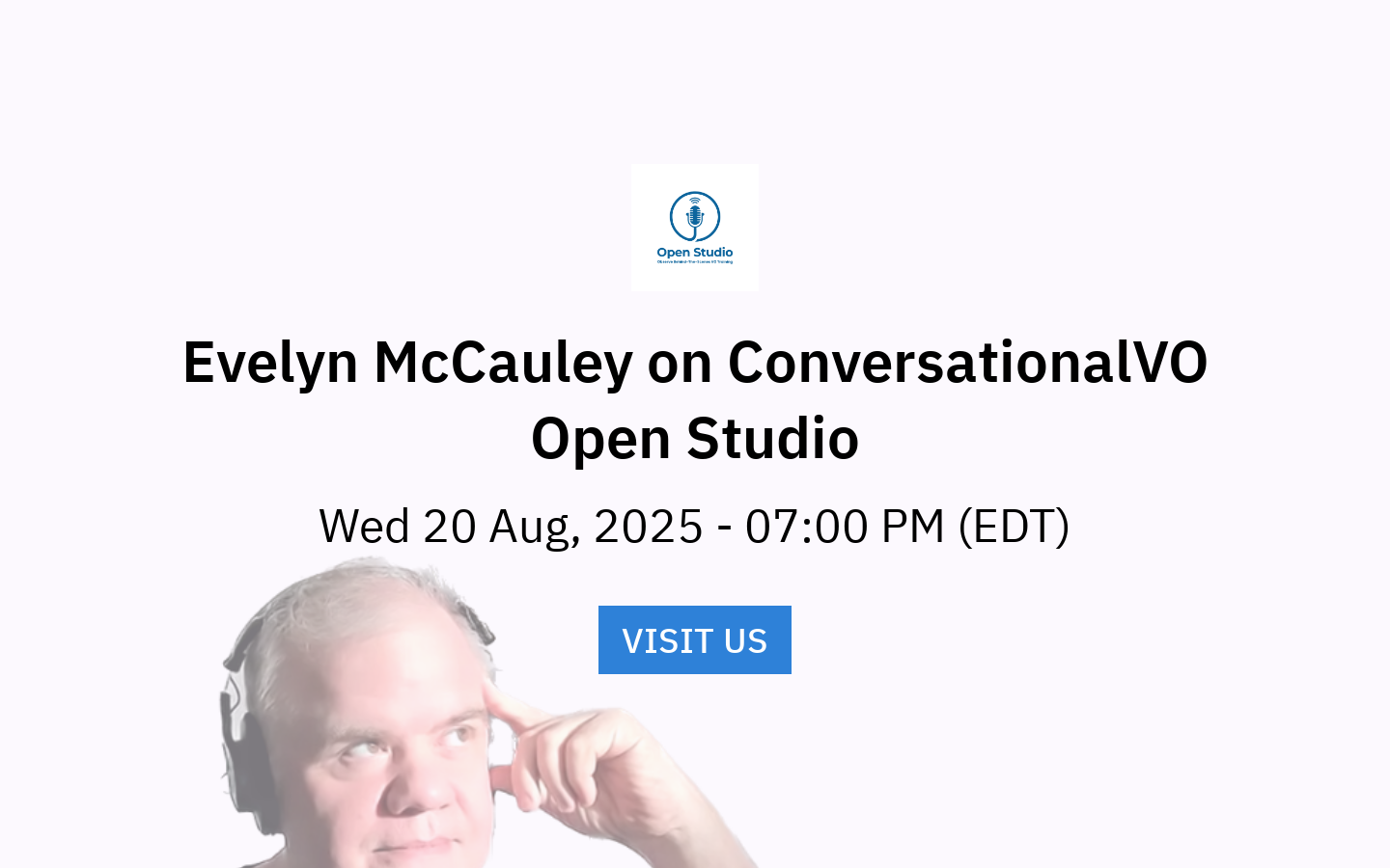 Evelyn McCauley on ConversationalVO Open Studio